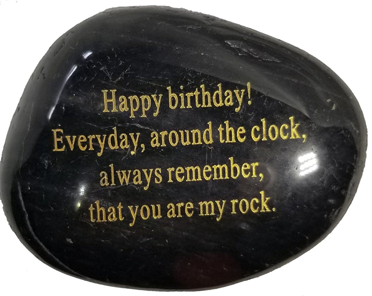 Adult Birthday Gift Engraved Rock – STERLINGCLAD